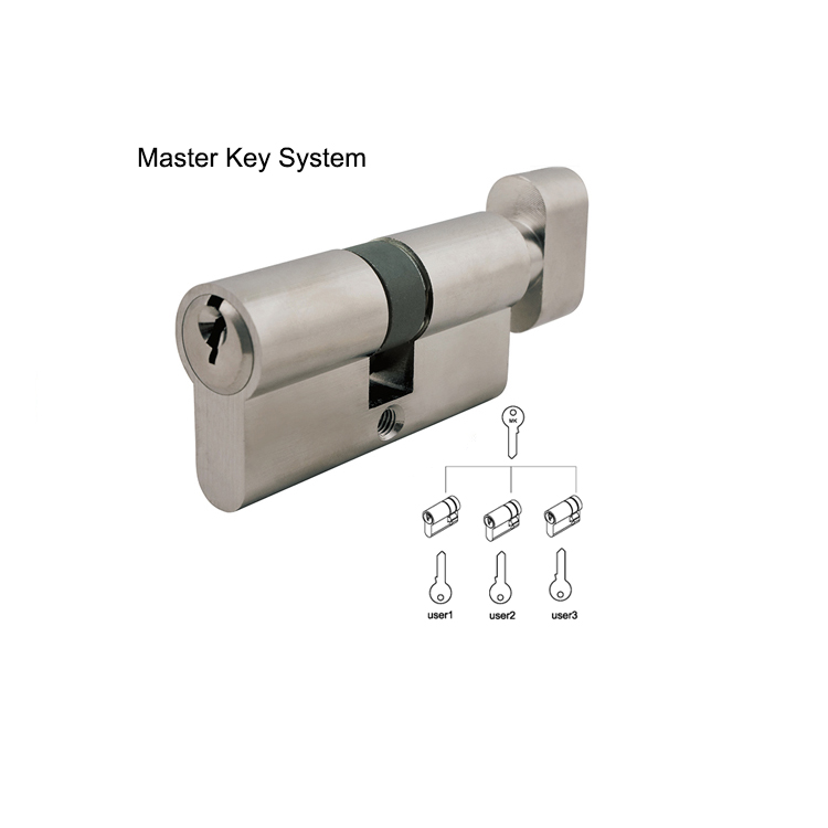 Master Key Euro Profile Cylinder With Custom Finishes