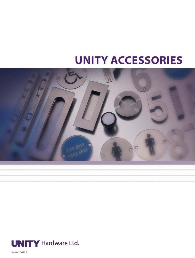 Door Hardware Accessories Catalog - UNITY Hardware Limited
